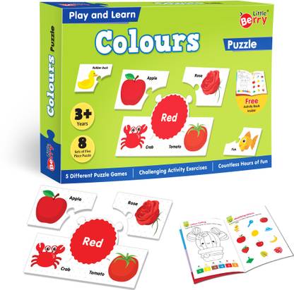 Little Berry Colours Puzzle Game for Kids: Play and Learn Puzzle with ...