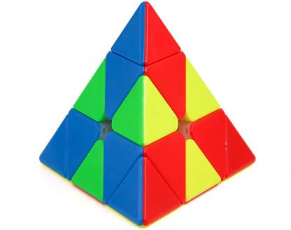 SAFESEED High Performance Pyramid Cube 3x3 High Speed Stickerless ...