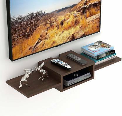 classiconline Wooden Wall Mount Tv Set Up Box Stand MDF (Medium Density ...