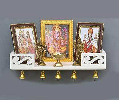 PraPooCrafts Wooden Home Temple/Pooja Mandir / Pooja Stand / Wooden ...
