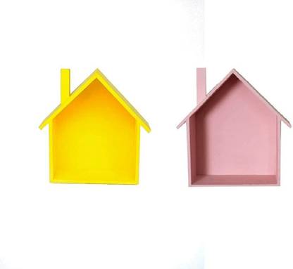 Star Handicrafts Wall Shelf Hut Shape Shelves Lodge House Shape Shelf ...