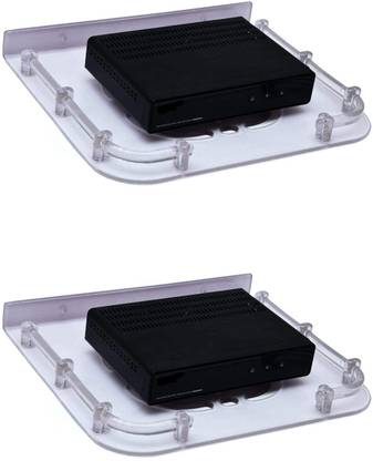 RBS Set Top Box Stand/DTH Stand/WIFI Router Stand , Wall Mount (Pack of ...