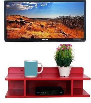 A M Enterprises Wall TV Set Up Box Wall TV Entertainment Unit Wall ...