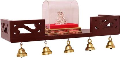 Star Handicrafts Wall shelf Home temple bell shelf temple home mandir ...