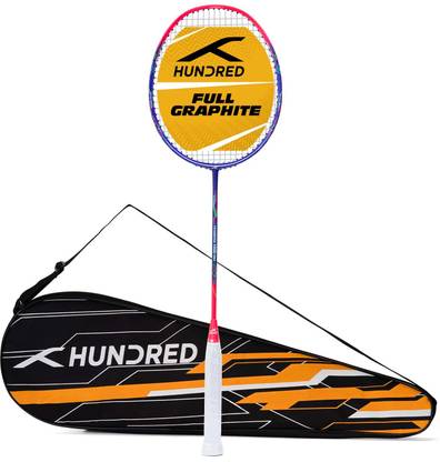 Hundred Powertek 1000 Pro Complete Graphite Racket Black Strung ...