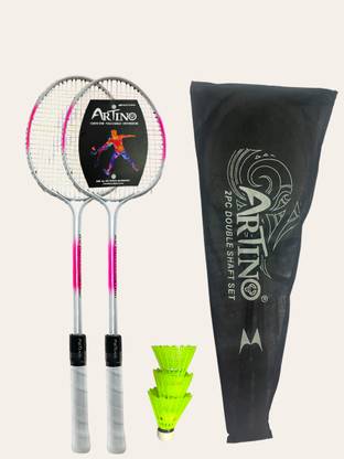ARTINO Double Shaft Badminton Machine Type Wiring, Soft Grip with Cover ...