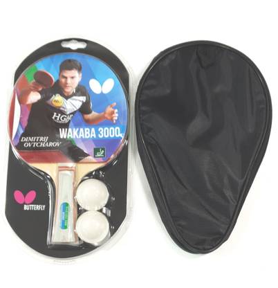 Butterfly Wakaba 3000 Dimitrij Ovtcharov-with cover Black, Red Table ...