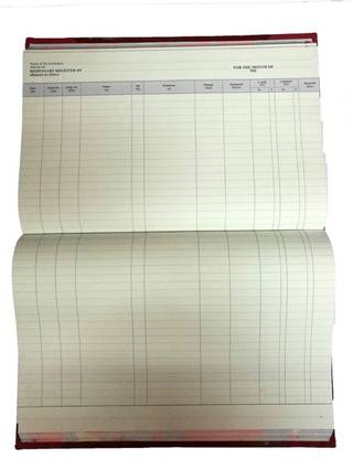 R K SALES Full Canvas bound Ledger R K OPD Register 450 Pages, PACK OF ...