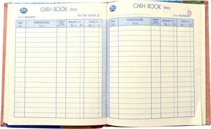 ABD Cash Book Record Keeping Book 200 Pages Cash Register 1-Part Cash ...