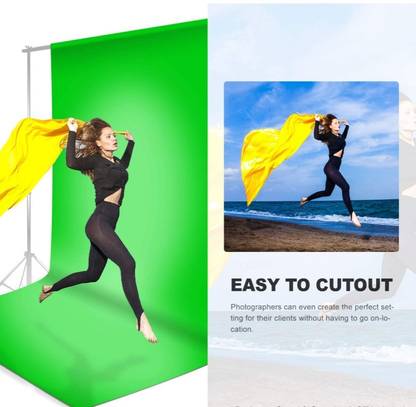 SNAPCLICK 8FT X 12FT SMART GREEN SCREEN BACKGROUND FOR YOUTUBE ...