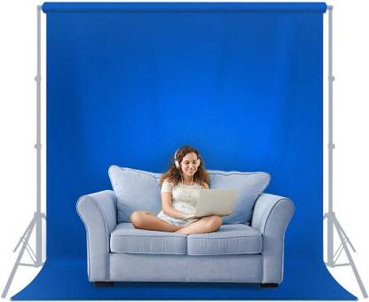 BOLTOVE 8x20 Ft. Blue Screen Backdrop Background for Photography ...