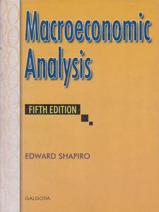 Macroeconomic Analysis 5th Edition: Buy Macroeconomic Analysis 5th ...