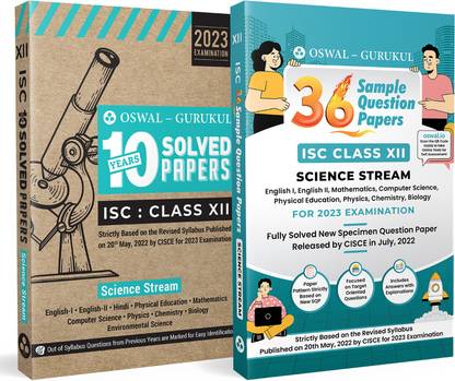 Oswal - Gurukul ISC Science Combo Of 36 Sample Question Papers And 10 ...