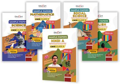 Educart CBSE Class 9 SCIENCE MATHS SST ENGLISH & HINDI A Sample Paper ...