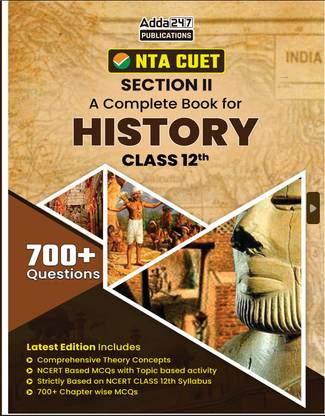 NTA CUET SECTION II - History (UG) 2023 (English Printed Edition) By ...