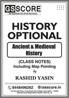 GS Score Ancient And Medieval History Optional Class Notes Including ...