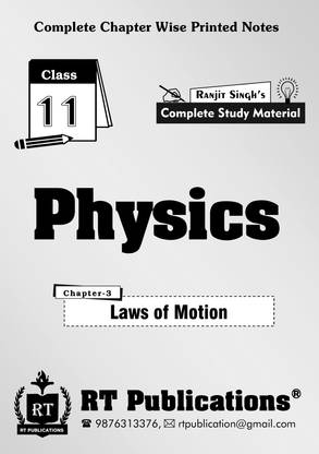 Physics Chapterwise Notes/Class 11/CBSE: Buy Physics Chapterwise Notes ...