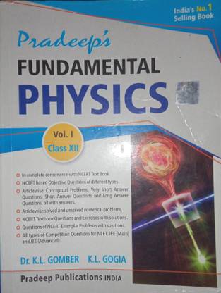 Physics Class 12 Pradeep Volume 1: Buy Physics Class 12 Pradeep Volume ...