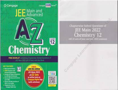 Jee Main And Advanced A To Z Chemistry - 2023, With Due Book Jee Main ...
