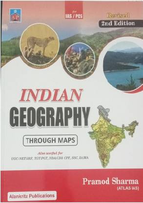 Indian Geography Through MAPS |2nd Edition | Pramod Sharma| Alankrita ...