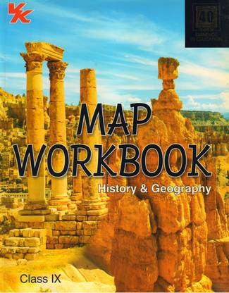 Vk Map Workbook History & Geography Class 9: Buy Vk Map Workbook ...