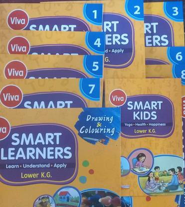 Viva Smart Learners Lower K.G Set Of 11 Books New Edition 2023: Buy Viva Smart Learners Lower K ...