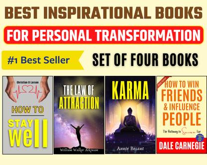 The Best Inspirational Books For Personal Transformation (Set Of 4 ...
