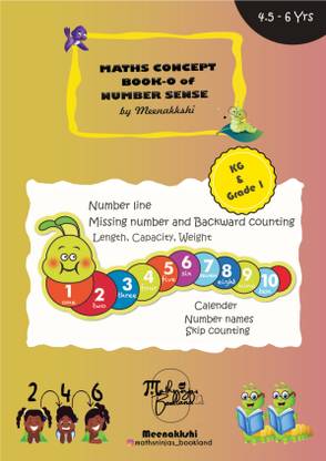 Ukg Kg2 Math Concept Practice Books Of Number Workbook| Number Line ...