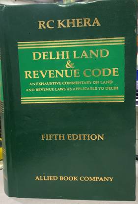 2022 Delhi Land Laws & Delhi Revenue Code: Buy 2022 Delhi Land Laws ...