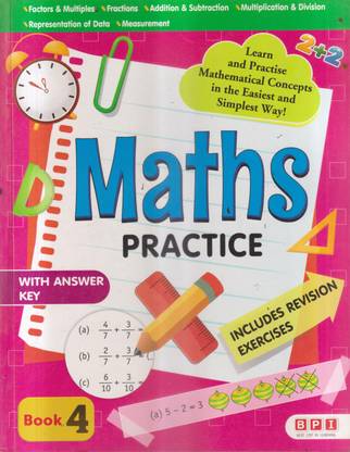 Maths Practice Book 4: Buy Maths Practice Book 4 by D. SATYA at Low ...