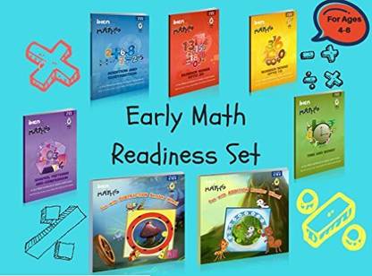 Early Math Readiness Set. 7 Math Books For Kids Of Play School / Pre ...