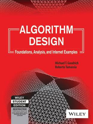 (USED-LIKE NEW) Algorithm Design: Foundations, Analysis And Internet Examples: Buy (USED-LIKE ...