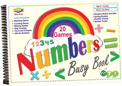 OMNY Numbers Busy Book, Kindergarten Maths Activity Binder, Covers 20 ...