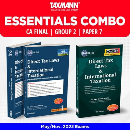 Taxmann's ESSENTIALS Combo For CA Final May/Nov. 2023 Exams – Paper 7 ...