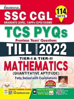 SSC CGL Maths TCS PYQs Till December 2022 Tier 1 And Tier 2 (English Medium) (4079) - 2023: Buy ...