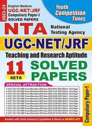 2023-24 NTA UGC-NET/JRF Teaching & Research Aptitude: Buy 2023-24 NTA UGC-NET/JRF Teaching ...