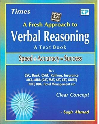 Verbal Reasoning A Test Book: Buy Verbal Reasoning A Test Book by SAGIR ...