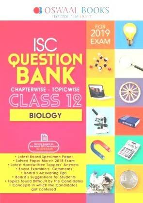 ISC Biology Chapterwise - Topicwise Question Bank (Class 12): Buy ISC ...
