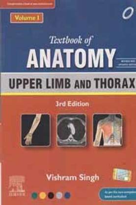 Textbook Of Anatomy Upper Limb And Thorax [3 Rd Edition] Volume - 1, By ...