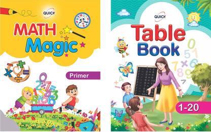 MATHS MAGIC Table Books 1 To 20 For Kids And Maths Book For Primary ...