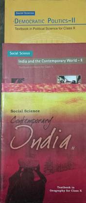 Ncert 3 Book His = Pol=geo Class 10: Buy Ncert 3 Book His = Pol=geo ...