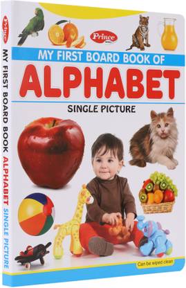 My First Board Book Of Alphabet Single Picture|Smart Books For Smart ...