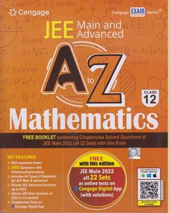 Cengage Jee Main And Advanced A To Z Mathematics For Class - 12,: Buy ...
