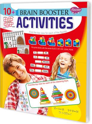10+ Brain Booster Activities | 1 Activity Book By Sawan: Buy 10+ Brain ...
