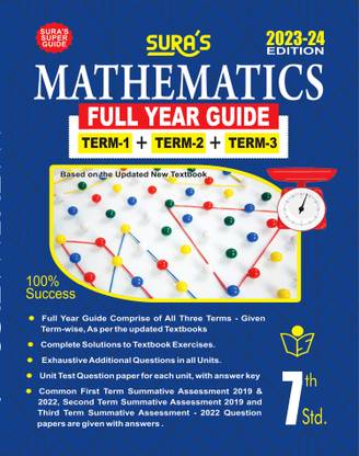 SURA`S 7th Standard Guide Mathematics Full Year English Medium 2023-24 ...