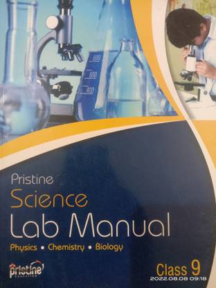 Srijan, Pristine Science Lab Manual Class 9 (Physics.Chemistry.Biology ...
