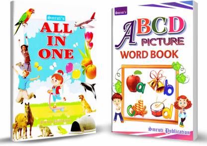 Combo 2 Book Of Smruti's All In One & ABCD Picture Word Book (English ...