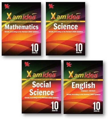 Xam Idea Class 10 Science ,English ,Social Science And Mathematics Book ...