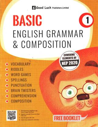Basic English Grammar & Composition For Class 1 With Booklet: Buy Basic ...