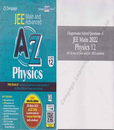 Cengage Jee Main And Advanced A To Z Physics With Due Part Jee Main ...